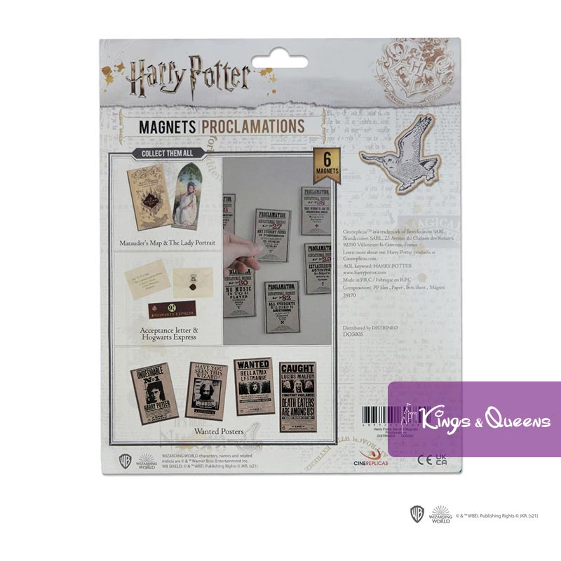Magnet set Harry Potter Proclamations (Set of 6)