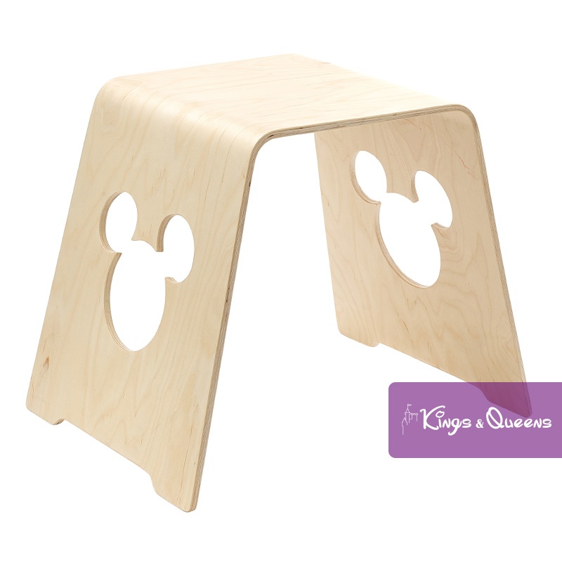Mickey Mouse Naturel Silhouette Stool