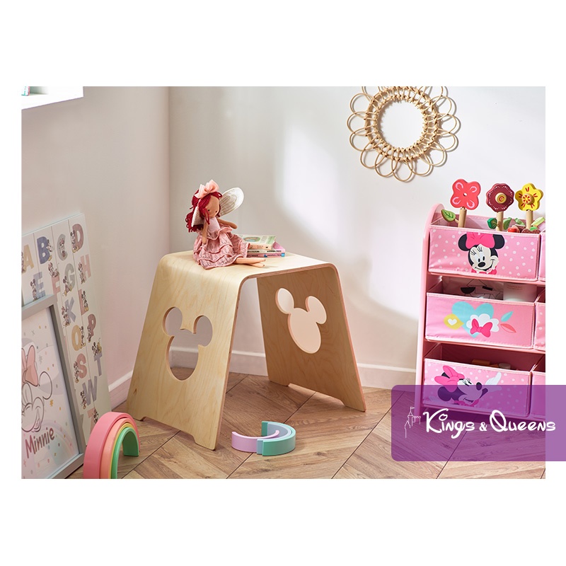 Mickey Mouse Naturel Silhouette Stool