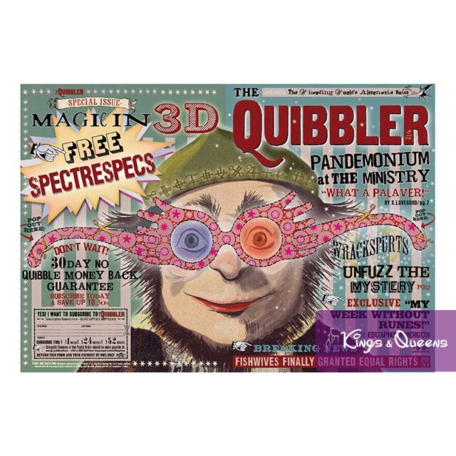 Puzzel The Quibbler Magazine Cover van Noble Collection