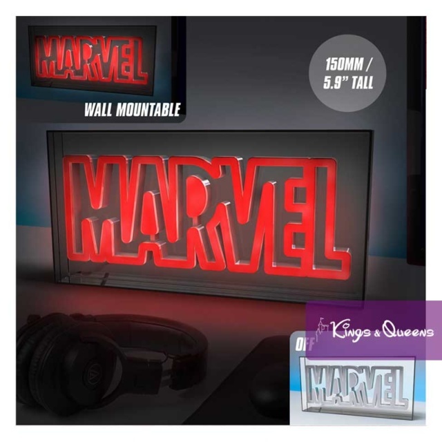 LED Neon Light Marvel Logo