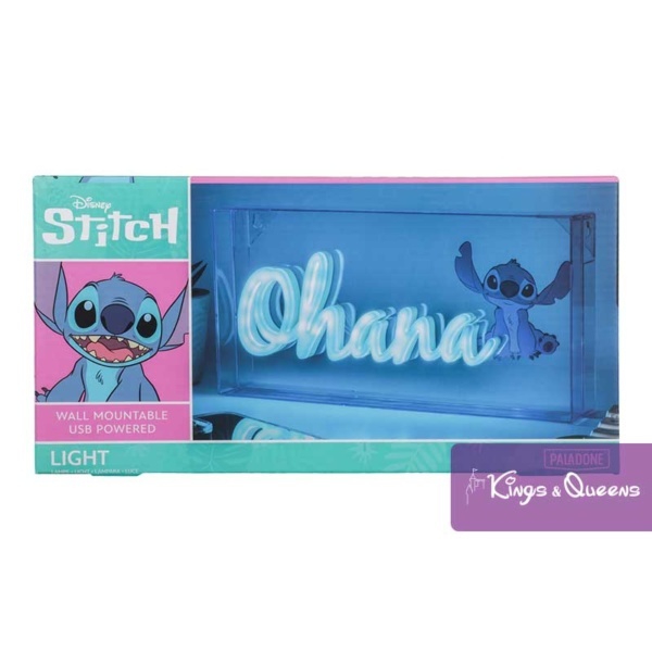 LED Neon Lamp Ohana Lilo & Stitch